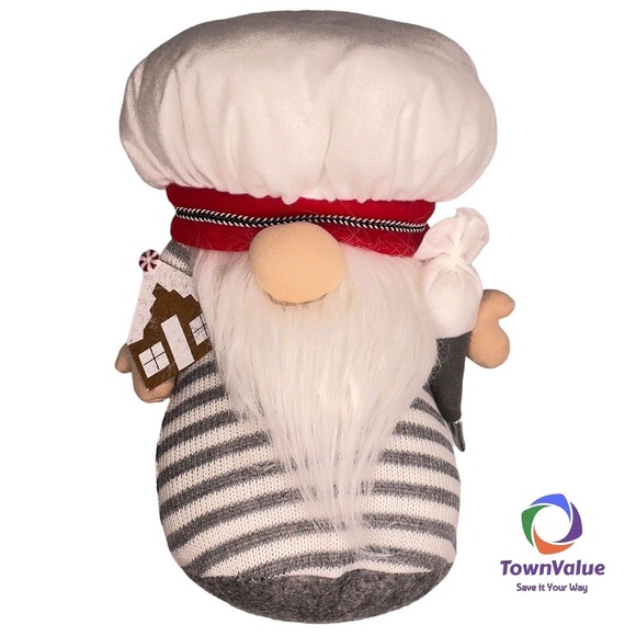 Unbranded | Holiday | Gnome Christmas Chefs Hat Sand Weighted Door Stop ...